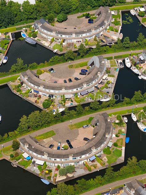 Aerophotostock Lemmer Lemmer Frieslandpark Luchtfoto Van Woningen