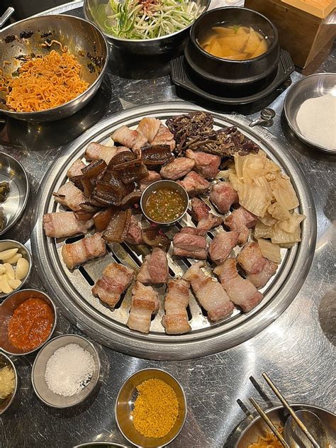 부산 남포동 맛집 삼굽살 남포점 고기 다 구워져서 나오는 집 네이버 블로그