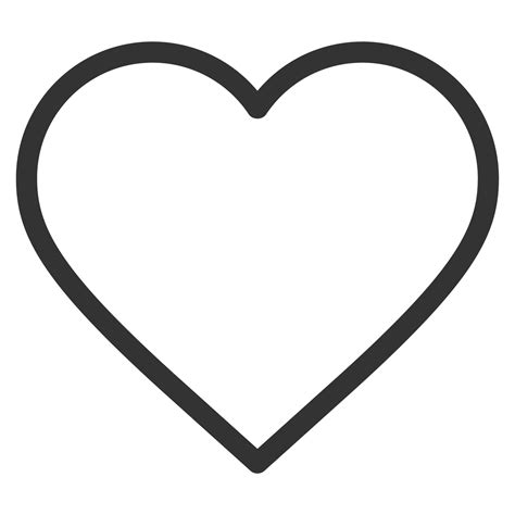Heart Line Icon Vector 10001174 Vector Art At Vecteezy