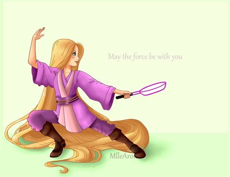 May The Force Be With You Rapunzel By Miss Arole On Deviantart