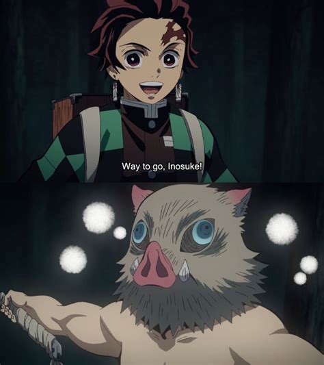 Inosuke Was So Happy 🥰 Anime Anime Naruto Anime Icons