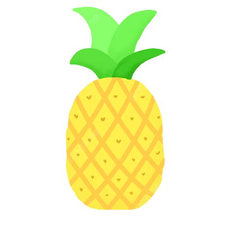 Abacaxi PNG Fruta Amarelo Abacaxi PNG De Desenho Animado