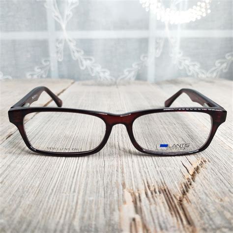 Dark Brown Glasses Frames Only Rectangle Eyeglasses Unisexmenwomen Fashion Accessories Etsy