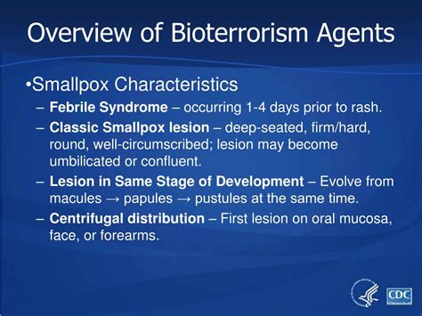 Ppt Overview Of Bioterrorism Agents Powerpoint Presentation Free Download Id 167923