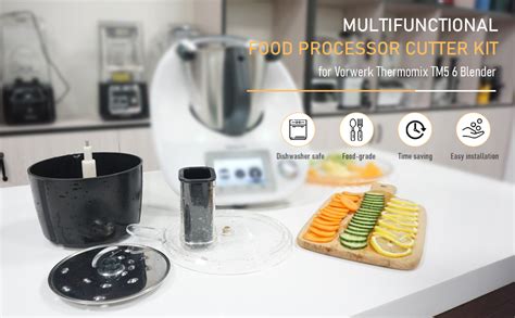 Sanpyl Food Processor Container Cutter Kit Multifunctional