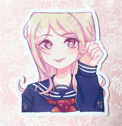 Pregame Kaede Akamatsu Vinyl Sticker Ibbles Scribbles