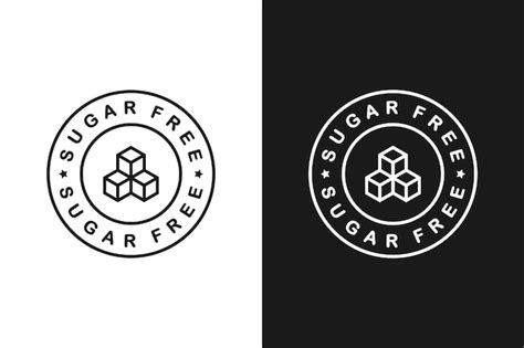Premium Vector Sugar Free Label Sticker Or Symbol Sugar Free Icon