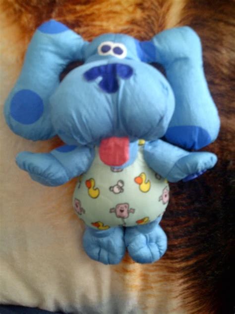Vintage Mattel 1998 Blues Clues Bath Time Blue 9 Tall Rare £1300