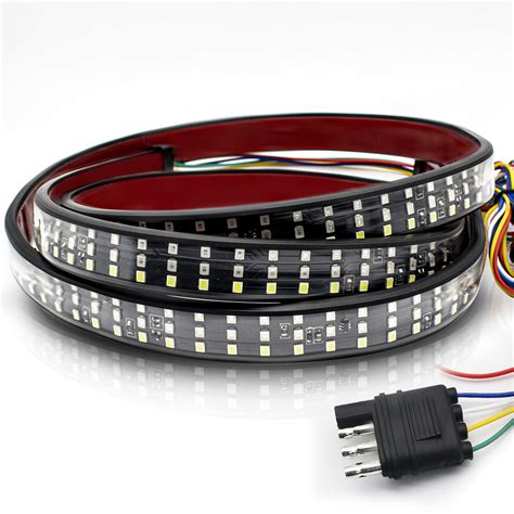 Buy Nanpoku LED Tailgate Light Bar Triple Row 60 Inch Tail Light Bar