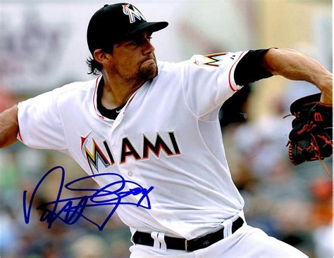 Autographed Nathan Eovaldi 8x10 Miami Marlins Photo Main Line Autographs