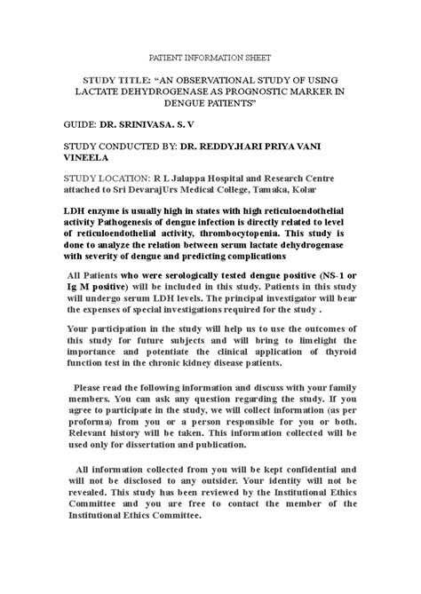 Patient Information And Consent Sheet 1 Vineela 2 PATIENT INFORMATION