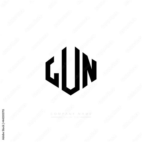 Lun Letter Logo Design With Polygon Shape Lun Polygon Logo Monogram