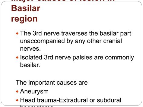 3rd Nerve Palsy Pptx