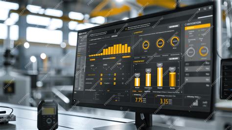 Predictive Maintenance Dashboard Premium Ai Generated Image