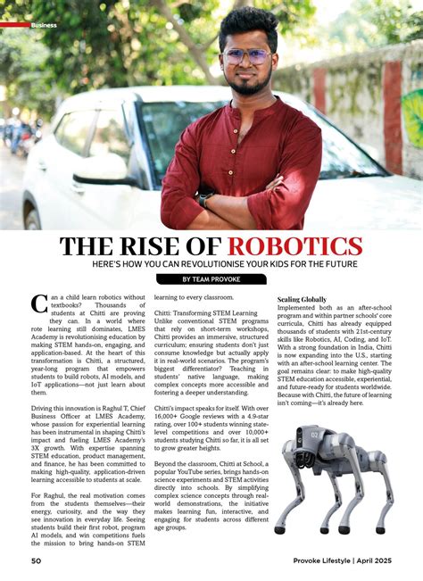 📰 Feature Alert Provoke Lifestyle Chitti