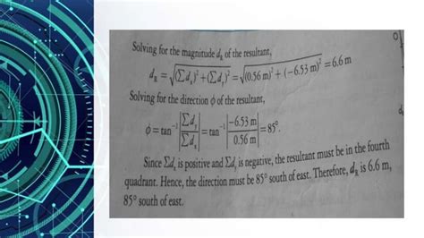 Vector Addition Using Laws Of Sine And Cosine Pptx