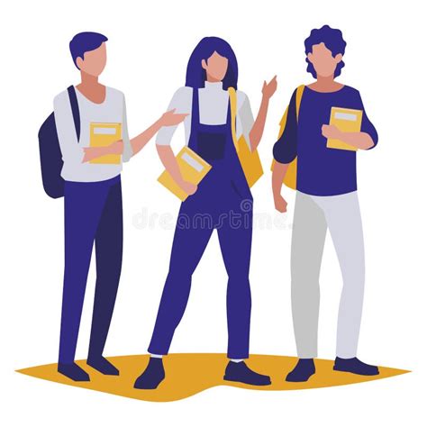 Young Group Of Students Modeling Stock Illustration Illustration Of Young Group Of Students Modeling Stock Illustration Illustration Of