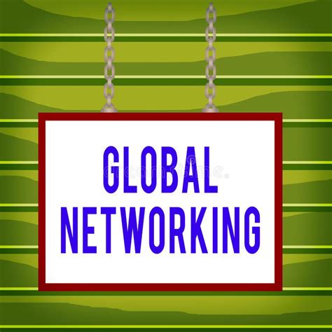 Conceptual Hand Writing Showing Global Networking Business Photo