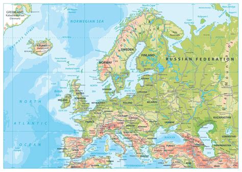 Large Map Of Europe