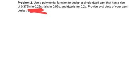 Solved Problem Use A Polynomial Function To Design A Chegg