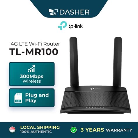TP Link TL MR Mbps Wireless G N LTE Built In SIM Card Slot Wi Fi Router Shopee Singapore