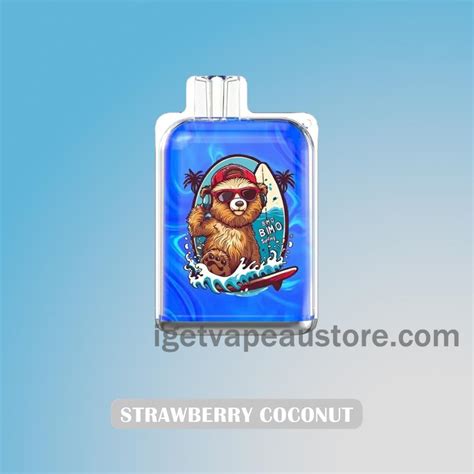 BIMO Crystal 12K Puffs Strawberry Coconut Creamy Coconut With Sweet