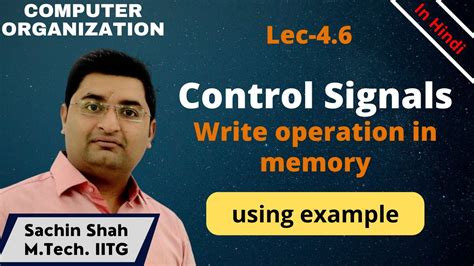 L46 Control Signals For Write Operation In Memory Youtube