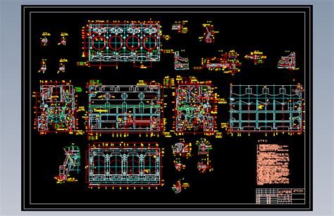 四缸发动机缸体图autocad 2007模型图纸下载 懒石网