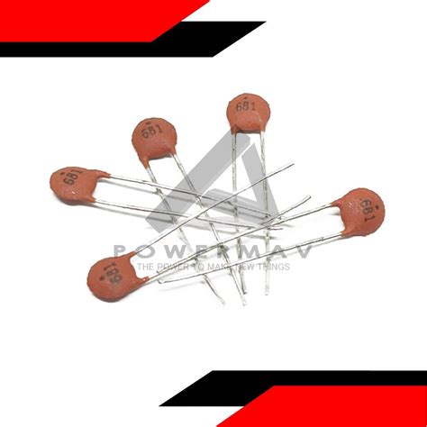 5pcs 680pf Ceramic Capacitor Powermav Electronics Store