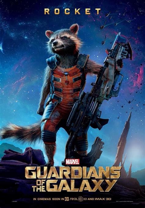 Rocket Guardians Of The Galaxy Poster Marvel Cinematic Universe P