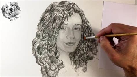 How To Draw Realistic Portraits With Pencil Step By Step Draw Curly
