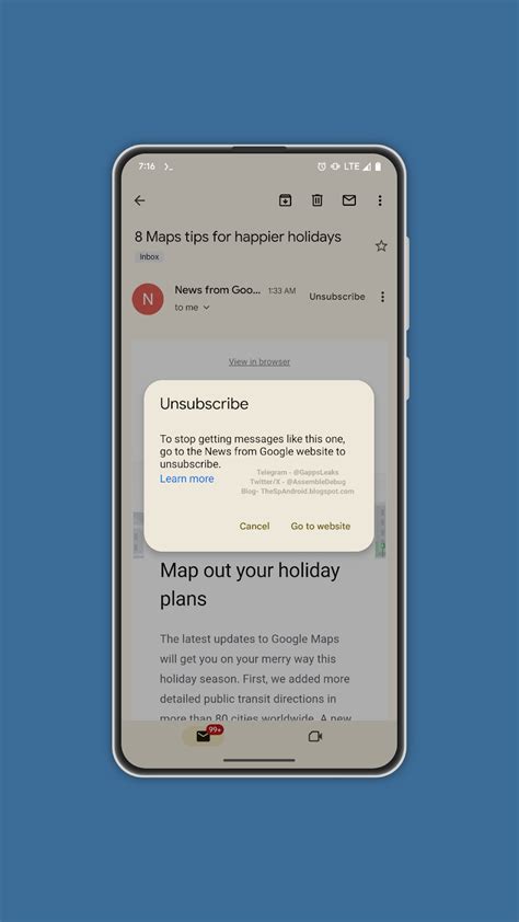 gmail for android may soon make it easier to unsubscribe