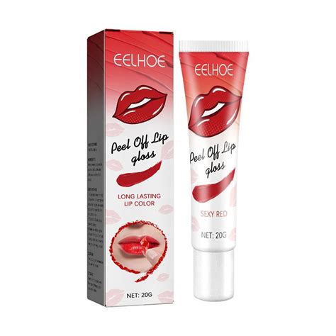 Dlhp Erogenous Red Peelable Liquid Lip Stain Waterproofing Durable Lip