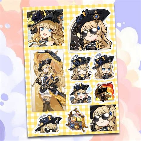 Jual Sticker Genshin Impact Mondstadt Liyue Inazuma Sumeru Fontaine