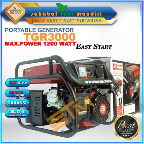 Jual Genset Tgr3000 Tiger 1200 Watt 4 Tak Shopee Indonesia