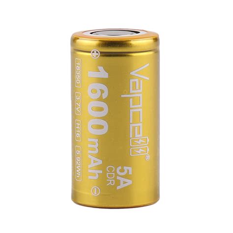 Vapcell H16 18350 Lithium Batery 1600mah Convoy Flashlight