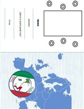 Italia Hojas de trabajo en PDF en ESPAÑOL by Addo Educa TPT