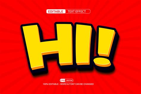 Editable Text Effect Vector Graphic By Truevector · Creative Fabrica