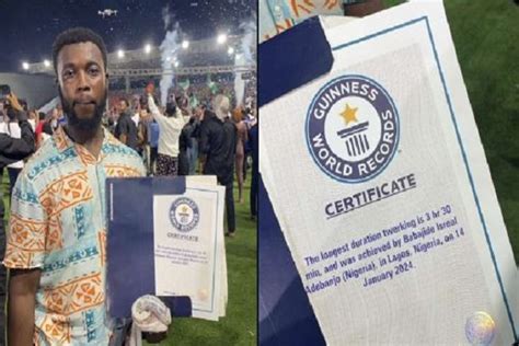 Nigerian Man Breaks Guinness World Record For Longest Twerking The