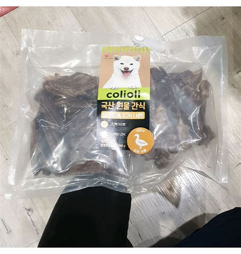 콜리올리 국산 원물 간식 오리날개 도가니 세트 700g 티몬