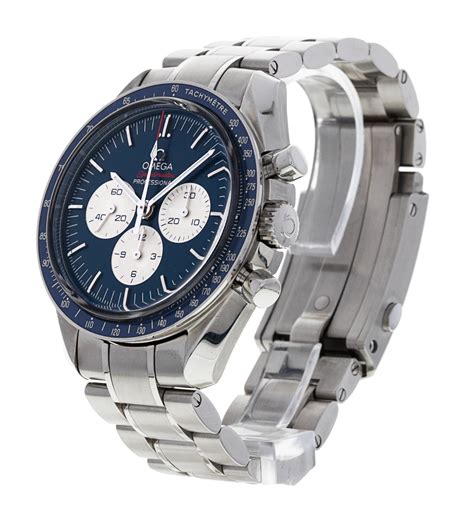 Omega Speedmaster Moonwatch Blue Baton Dial