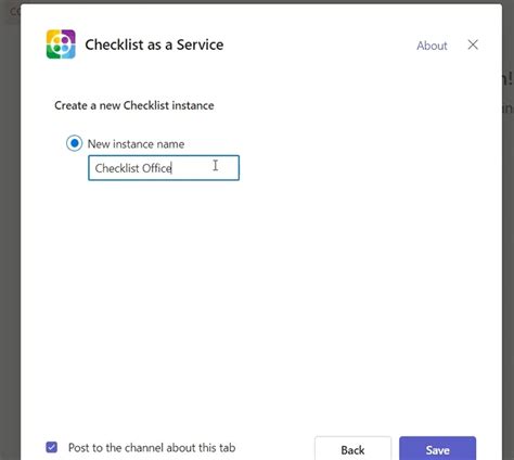 Install Microsoft Teams Checklist App From TeamsWork Website