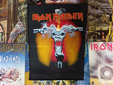 Iron Maiden A Real Dead One Eddie Stretched Face” Backpatch 1993