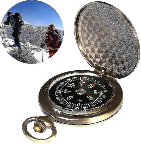 Pocket Compass Pocket Compass Brass Waterproof Portable Pocket Watch