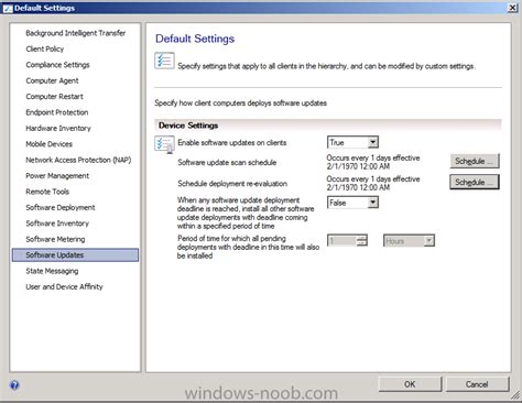 using sccm 2012 rc in a lab part 4 configuring client settings and