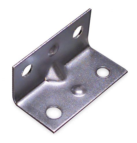Grainger Approved 1 1 2 X 3 4 Steel Corner Brace With Zinc Finish