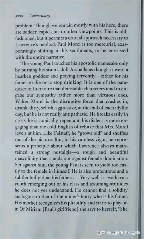 Dh劳伦斯儿子和情人英文版sons And Lovers By D H Lawrence 知乎