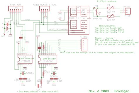 brohogan dtmf daa dialer schematic arduino sketch brohogan free