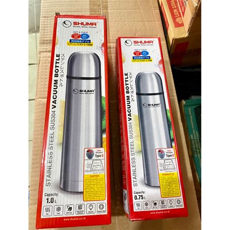 Jual SHUMA TERMOS STAINLESS STEEL 304 ORIGINAL 500ml 750ml 1000ml