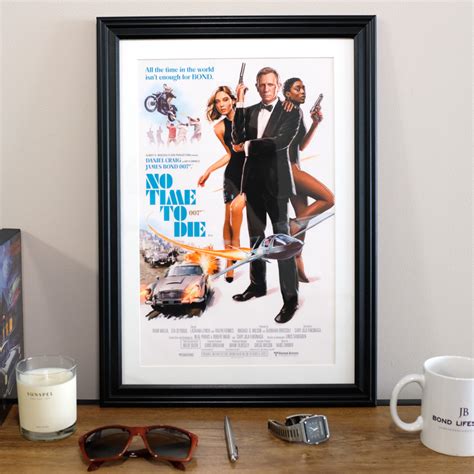 No Time To Die Fan Poster Reminiscent Of Vintage Bond Posters Bond